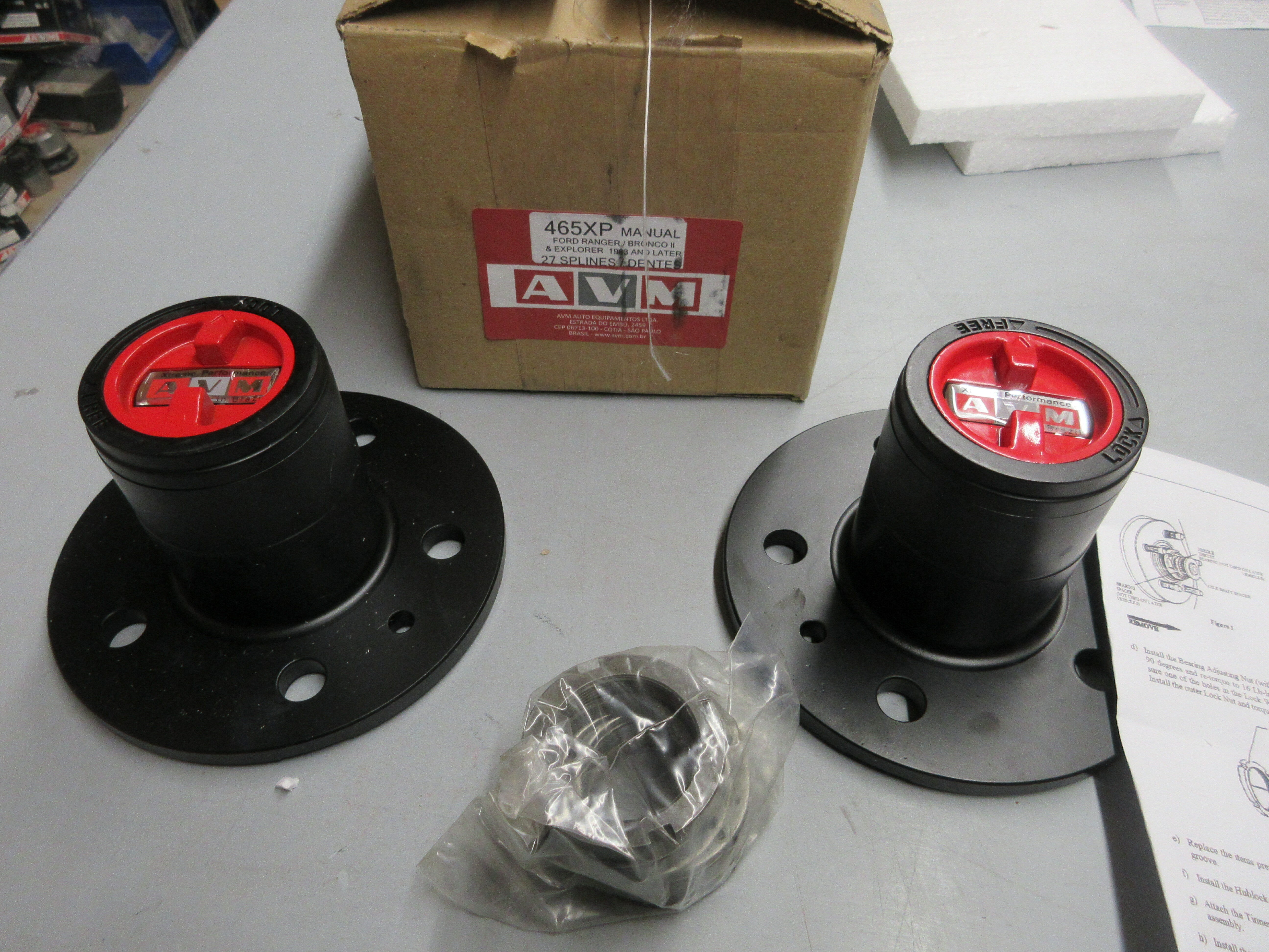 AVM 465 XP Ford Ranger Explorer 1990-1997 Mazda B4000 Lock outs Hubs ...